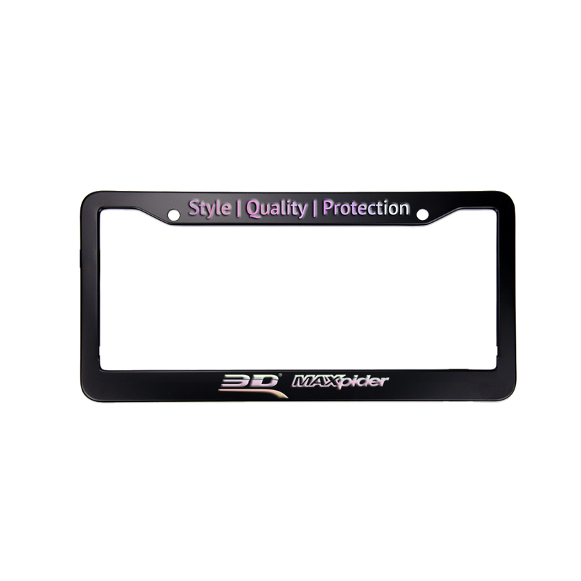 3D MAXpider License Plate Frame - Holographic – 3D Mats USA