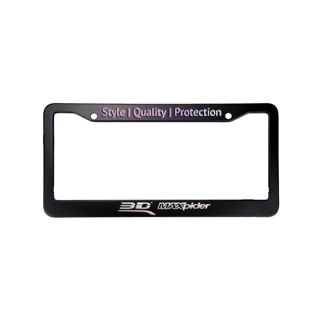 3D MAXpider License Plate Frame - Holographic – 3D Mats USA